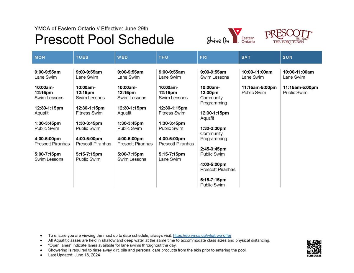 Swimming Pool & Splash Pad - Town of Prescott