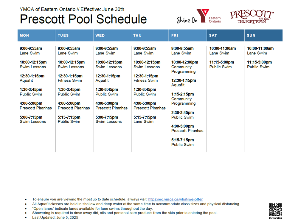 Swimming Pool & Splash Pad - Town of Prescott